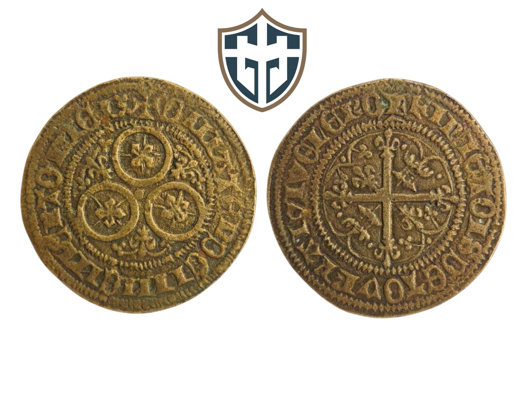 Copper Alloy Medieval-tudor French Tournai Jeton Circa 15th-16th ...