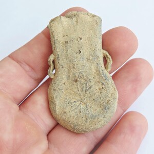 Lead Medieval Pilgrims Ampulla With Flower Motif Circa 14th-15th ...