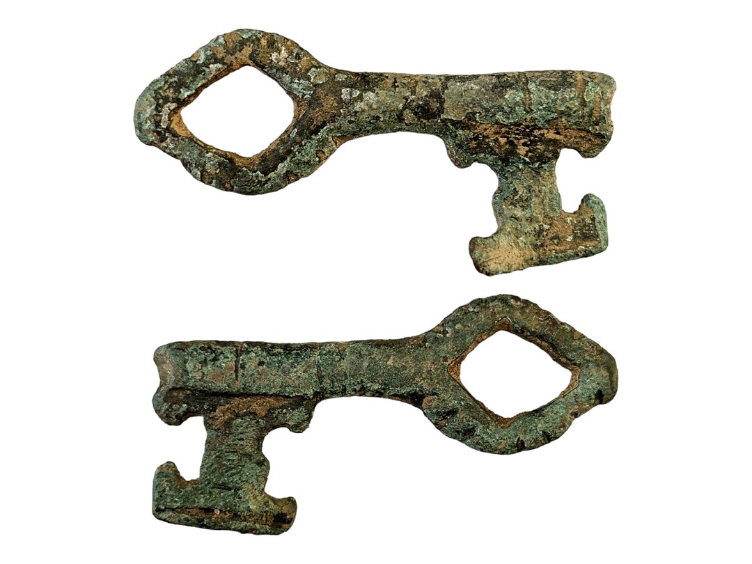 Medieval Bronze Rotary Key Circa 12th-15th Century AD, Metal Detecting ...