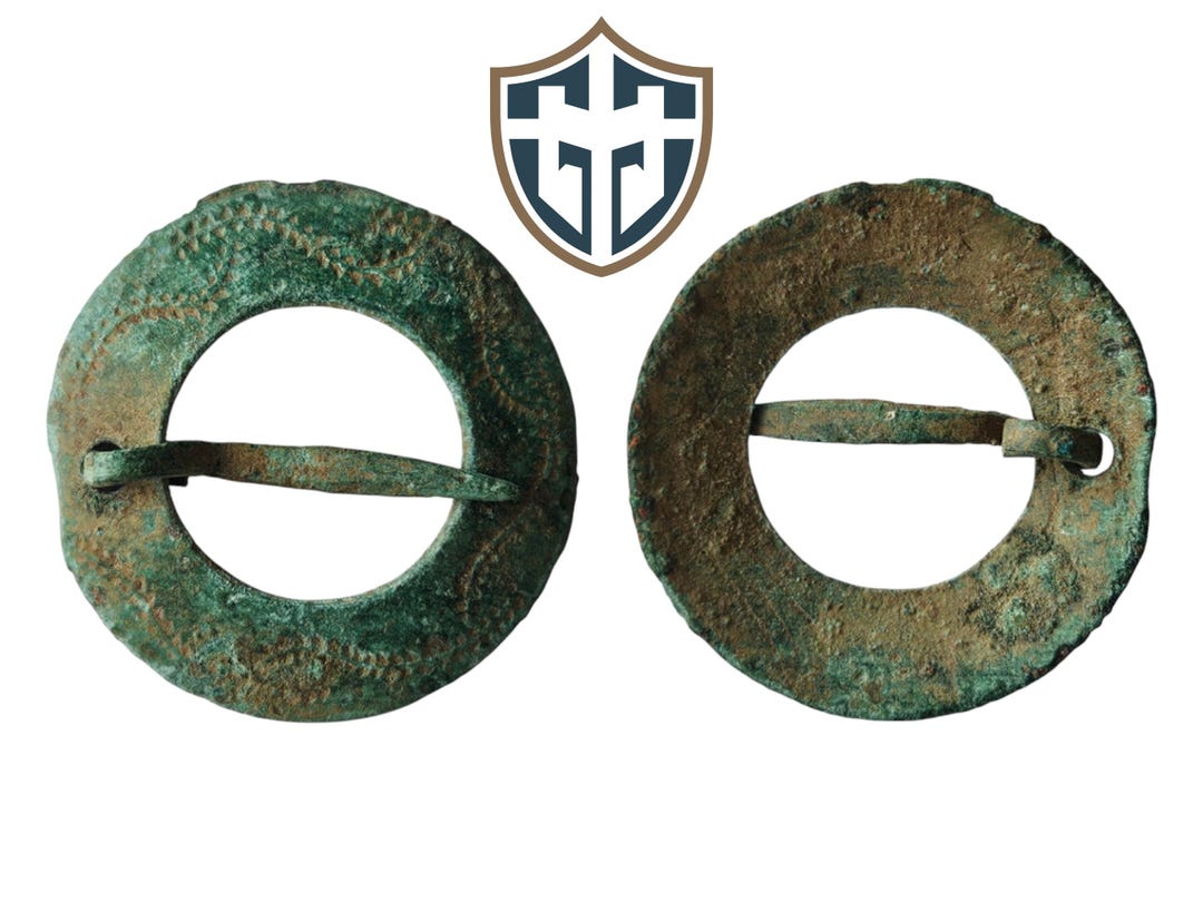 Copper Alloy Medieval Annular Brooch Circa 13th-14th Century AD, Metal ...