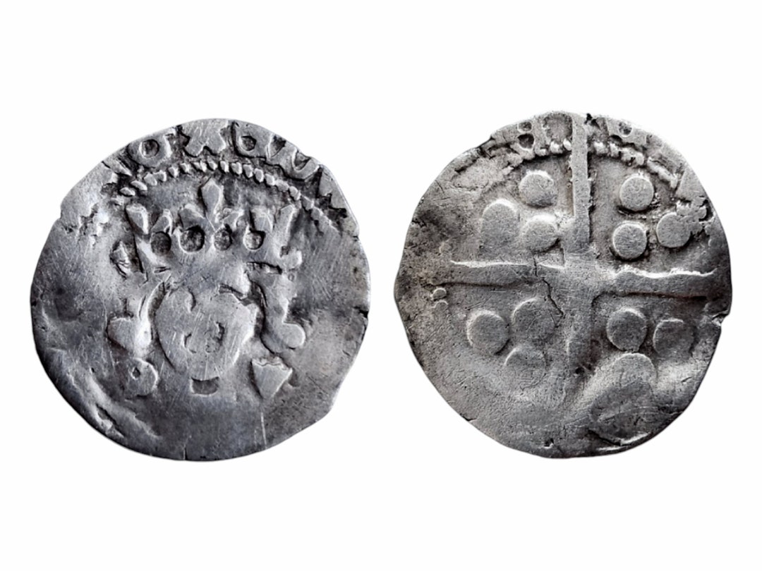 King Edward IV Medieval Silver Hammered Penny Coin Circa 1480-1483 AD ...