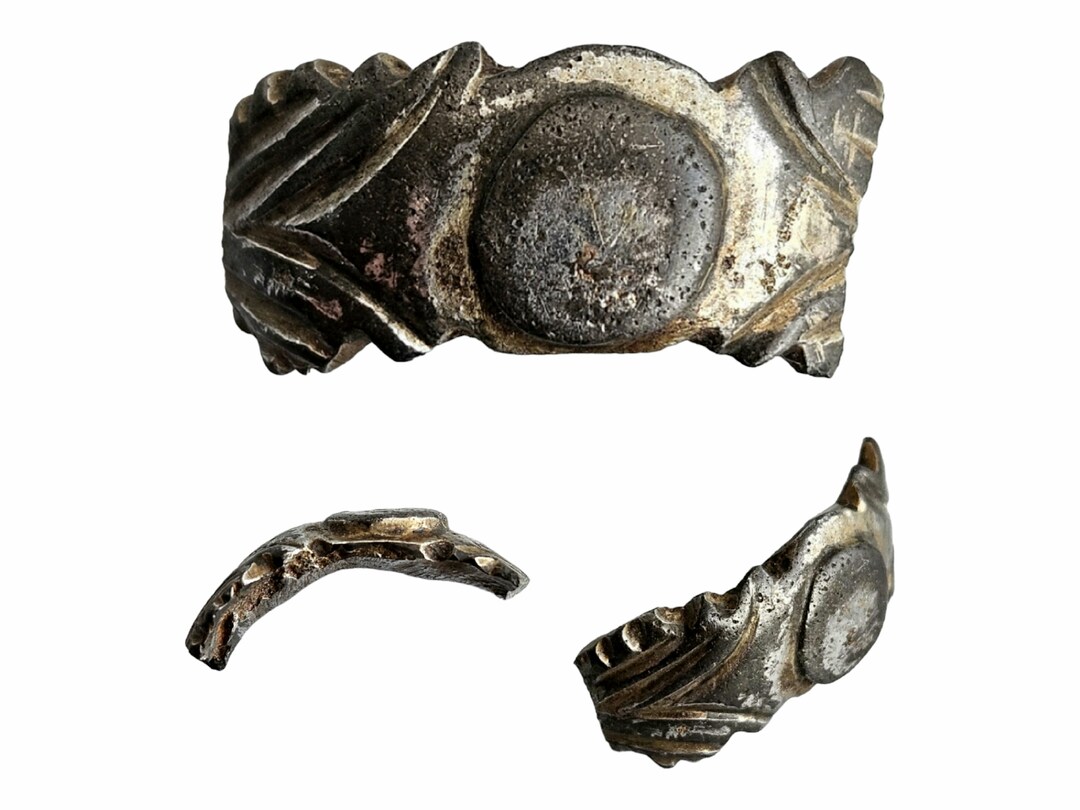 Silver-gilt Ancient Roman Finger Ring Fragment Circa 1st-2nd Century AD ...