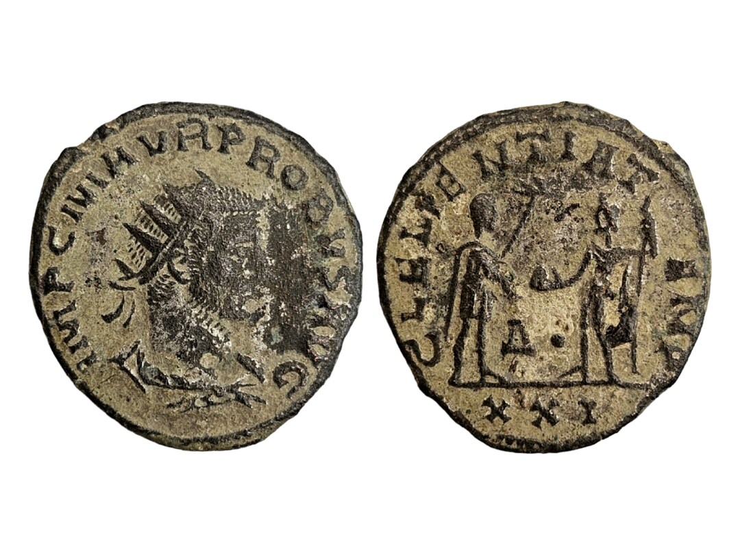 Roman Probus Antoninianus Coin Circa 276-282 AD, Antioch Mint, Metal ...