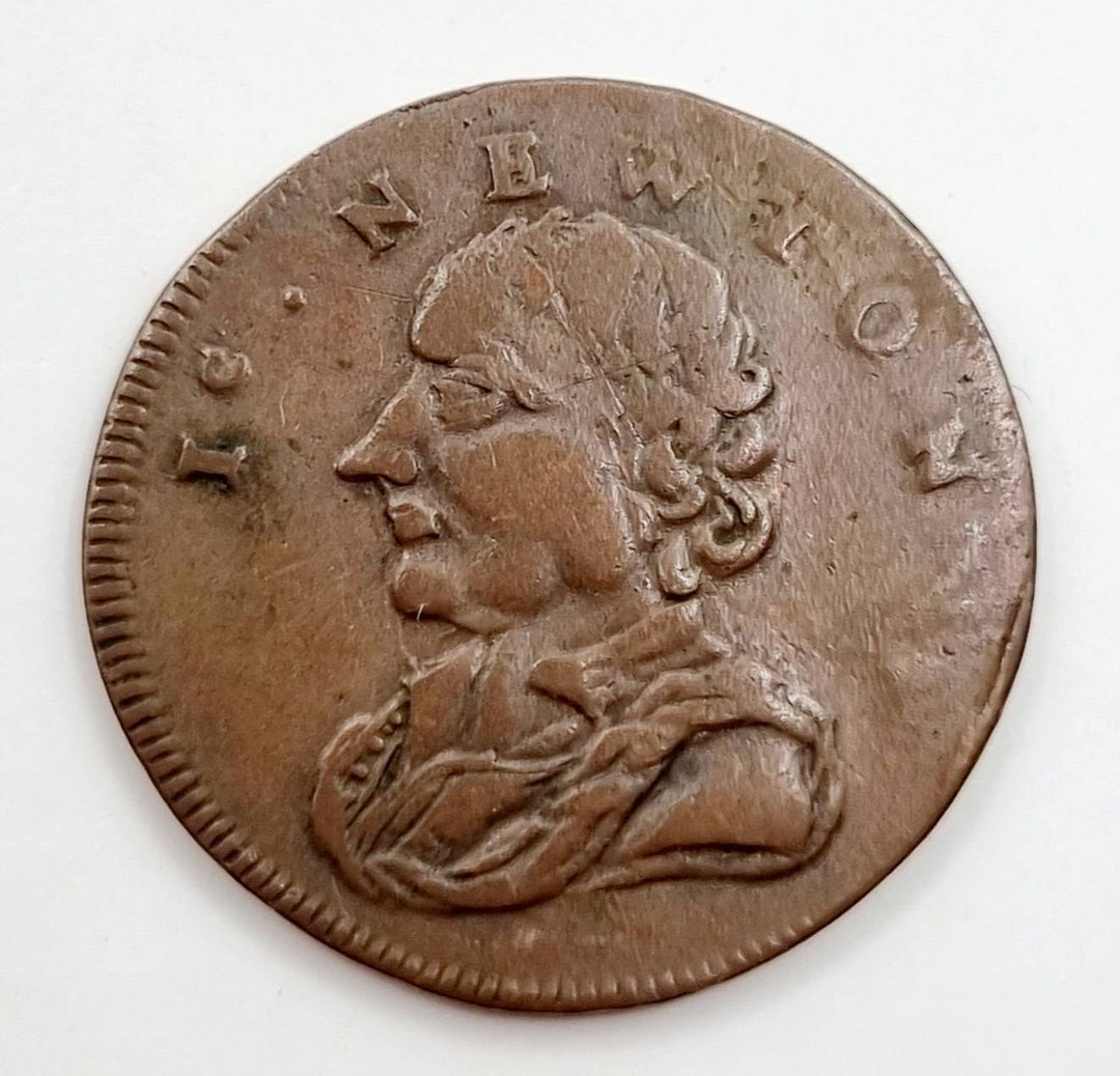 Middlesex-isaac Newton 'social Series' Copper Condor Farthing Token ...