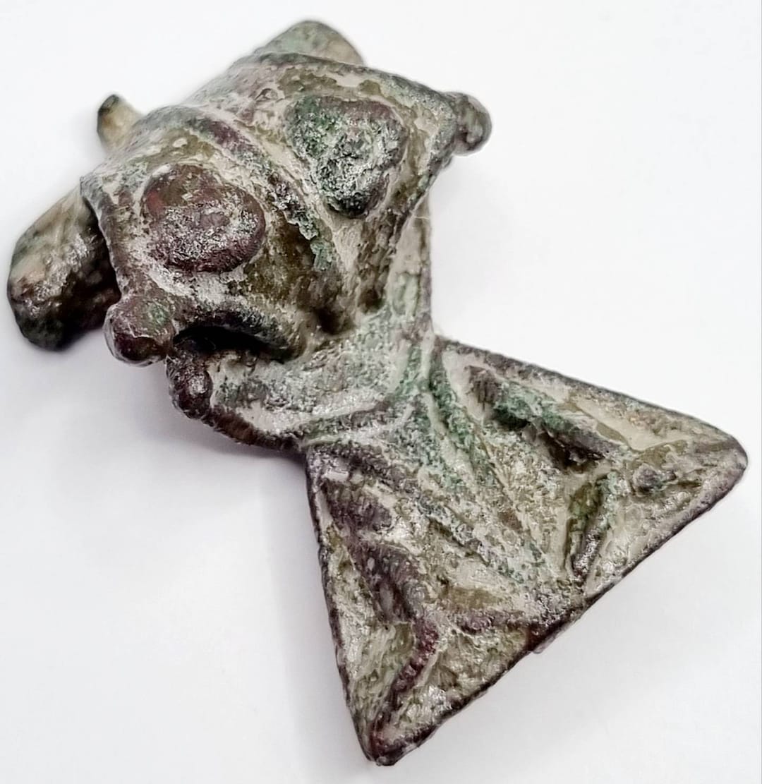 Bronze Roman Decorated "aesica" Type Brooch Circa 1st Century AD, Metal ...