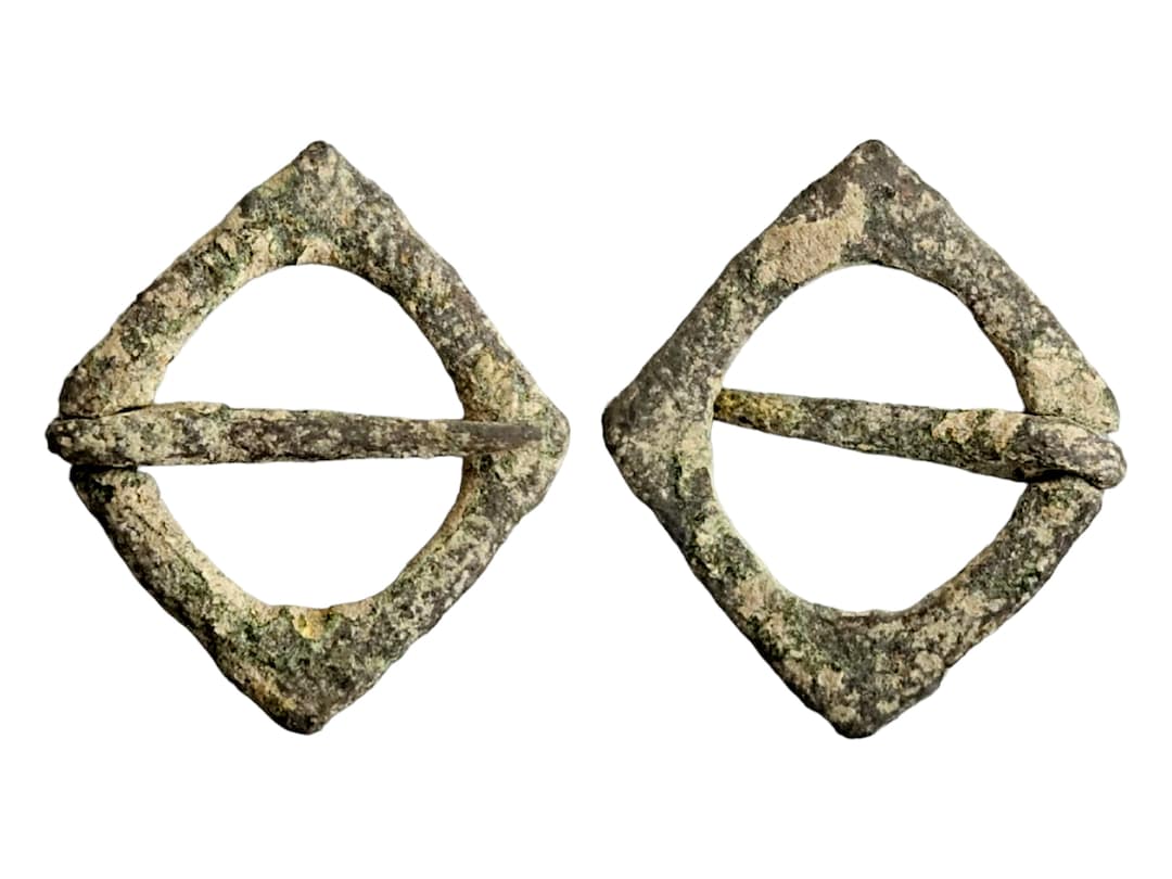 Copper Alloy Medieval Lozenge Annular Brooch Circa 13th-14th Century AD ...