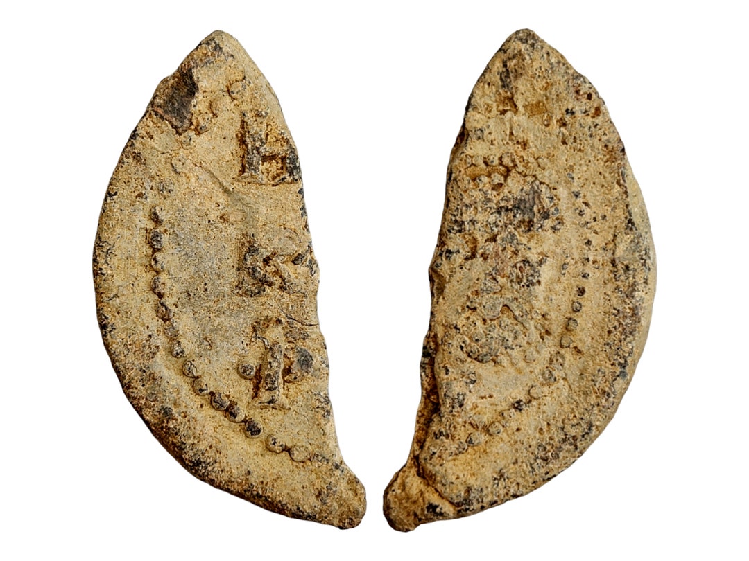 Lead Medieval Papal Bulla Fragment Circa 12th-15th Century AD, Metal ...