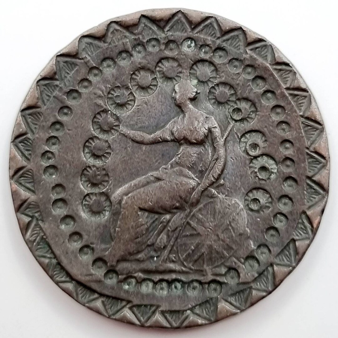 Engraved King George III Copper Halfpenny Circa 1806 AD, History Gift ...