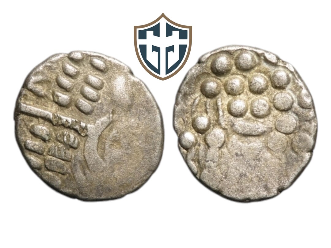 Celtic Durotriges Cranborne Chase Silver Stater Coin Circa 58 BC-43 AD ...