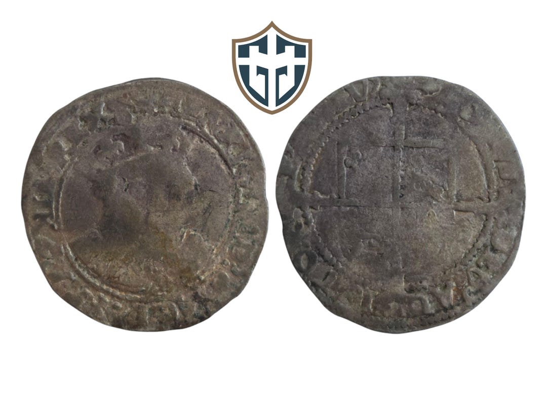 King Edward VI, Coinage in the Name of Henry VIII Silver Hammered Groat ...