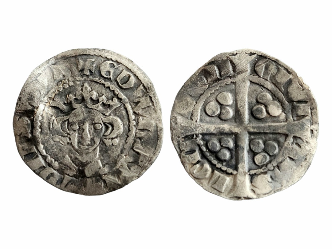 King Edward I Medieval Silver Hammered Penny Coin Circa - Etsy