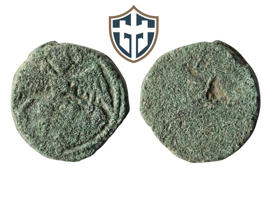 Bronze Medieval-tudor Gold Angel Coin Weight Circa 15th-16th Century AD ...