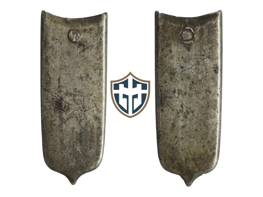 Silver Medieval Strap End Circa 14th-15th Century AD, Metal Detecting ...