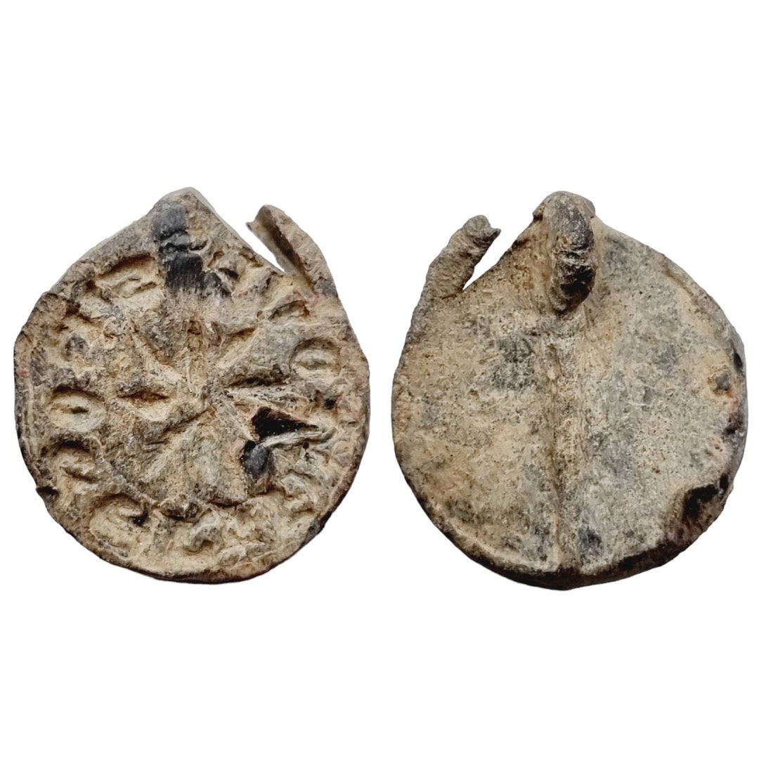 Medieval Lead Personal Seal Matrix Circa 1200-1300 AD, Metal Detecting ...