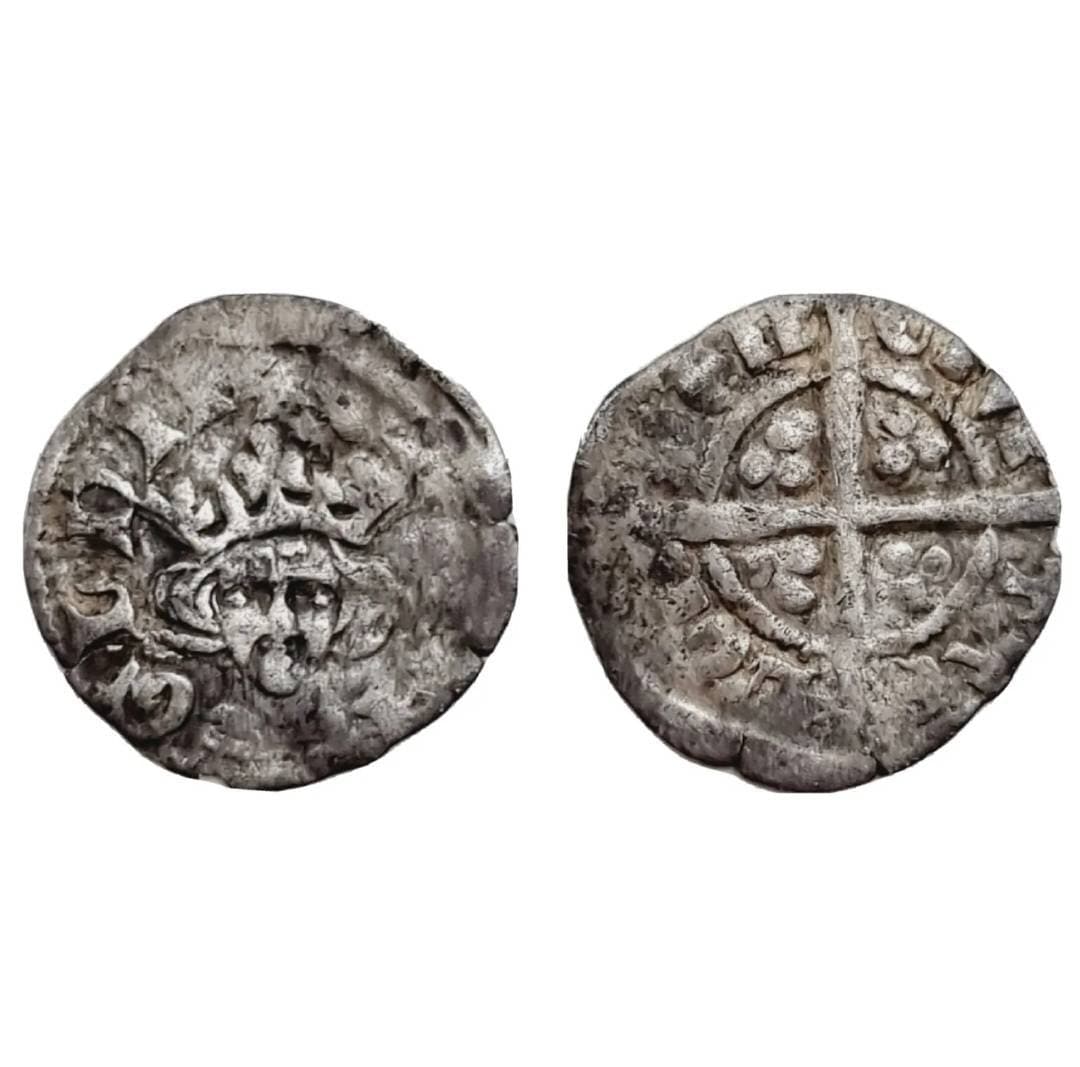 King Edward I Medieval Silver Hammered Farthing Coin Circa - Etsy