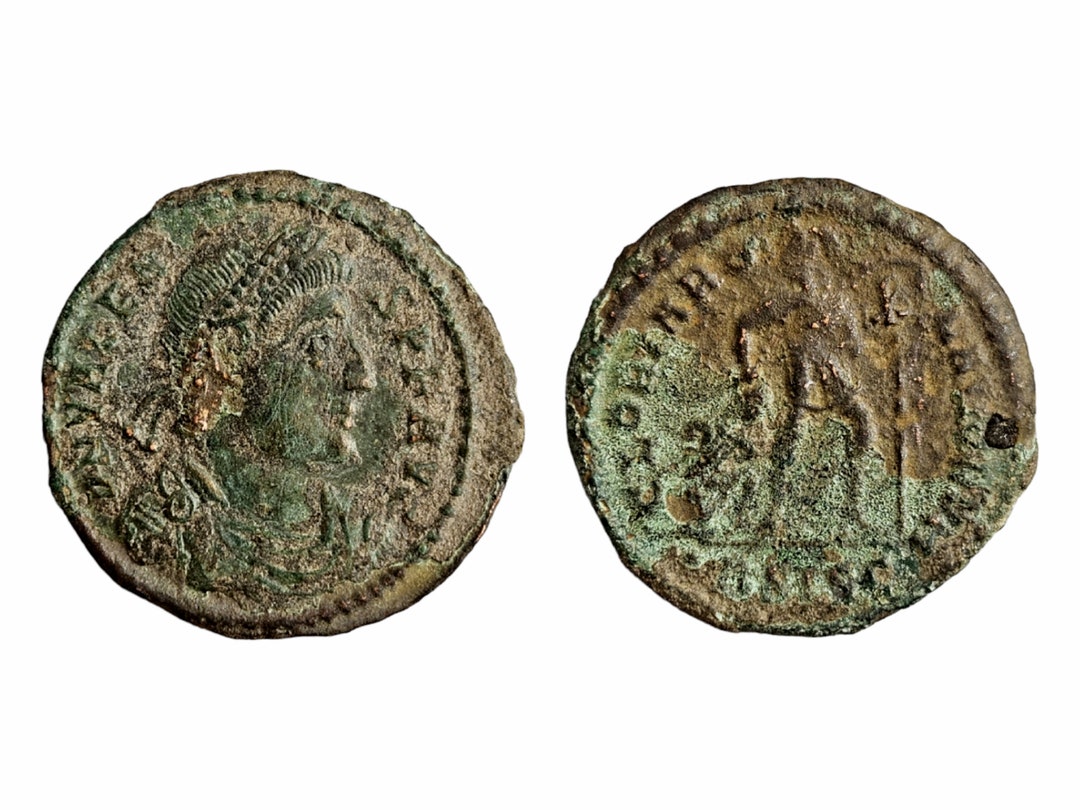 Valens Ae3 Bronze Roman Coin Circa 364-366 AD, Siscia Mint, Metal ...