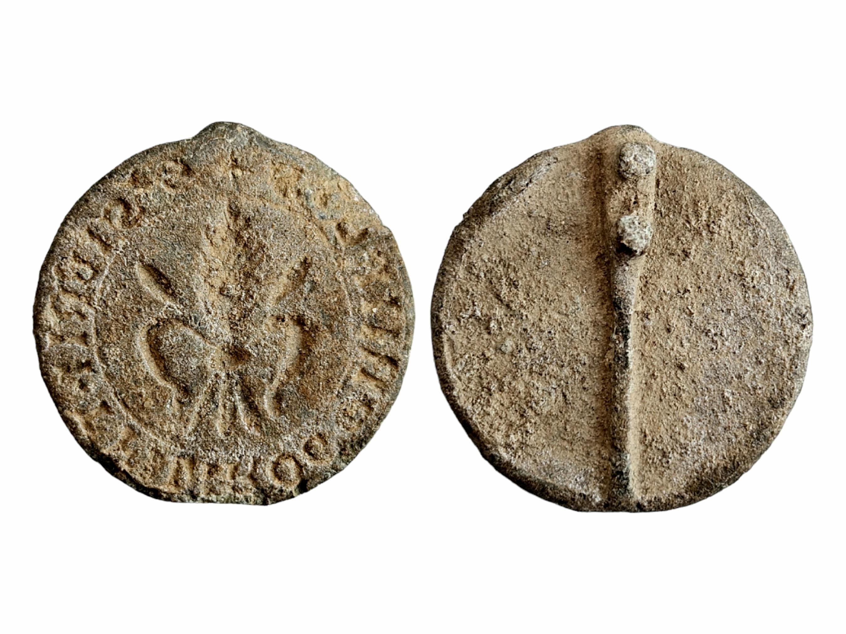 Lead Medieval Personal Seal Matrix Circa 1200-1300 AD, Metal Detecting ...