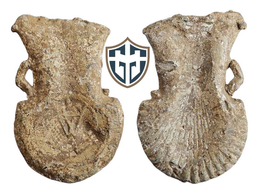 Lead Medieval Pilgrims Ampulla, Lady of Walsingham Circa 14th-15th ...