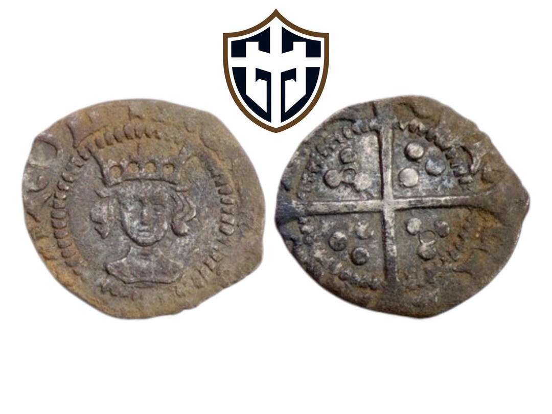 King Henry VI Silver Medieval Hammered Halfpenny Coin Circa 1422-1430 ...