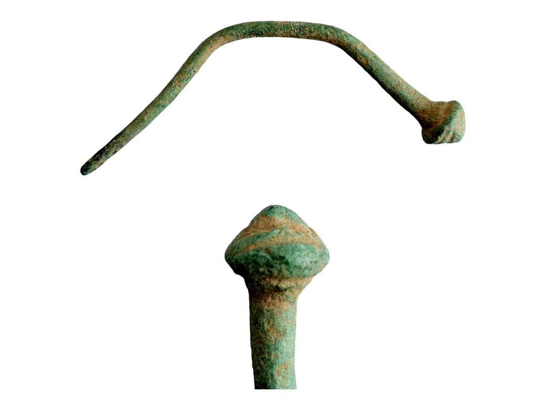 Copper Alloy Anglo-saxon Bi-conical Headed Hair Pin Circa 8th-9th ...