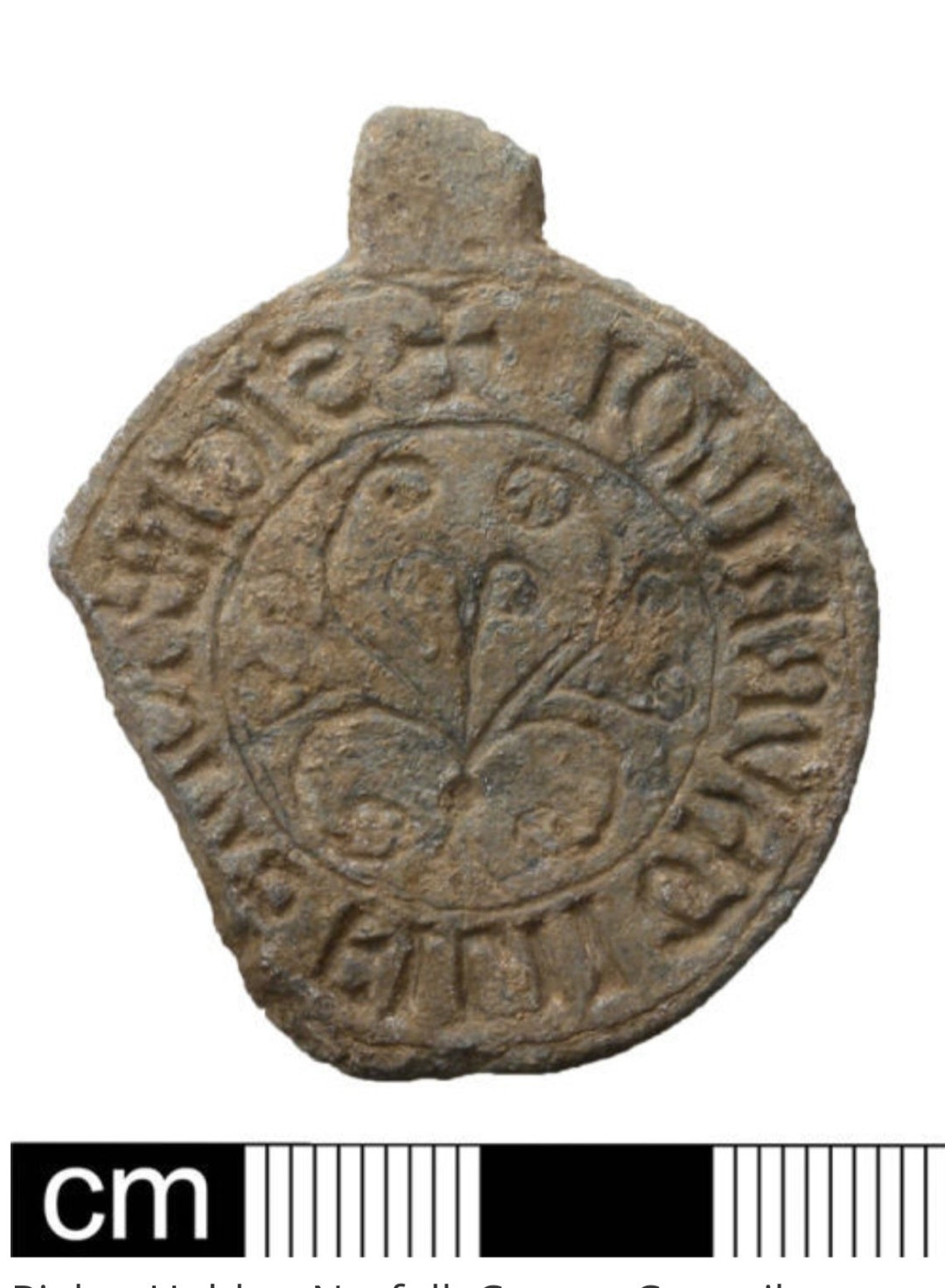 Lead Medieval Personal Seal Matrix Circa 1200-1300 AD, Metal Detecting ...