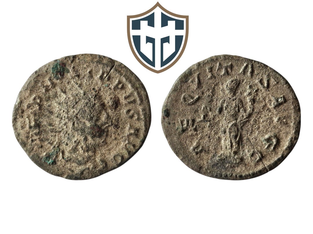 Philip I Antoninianus Roman Coin Circa 247 AD, Aequitas Reverse, Metal ...
