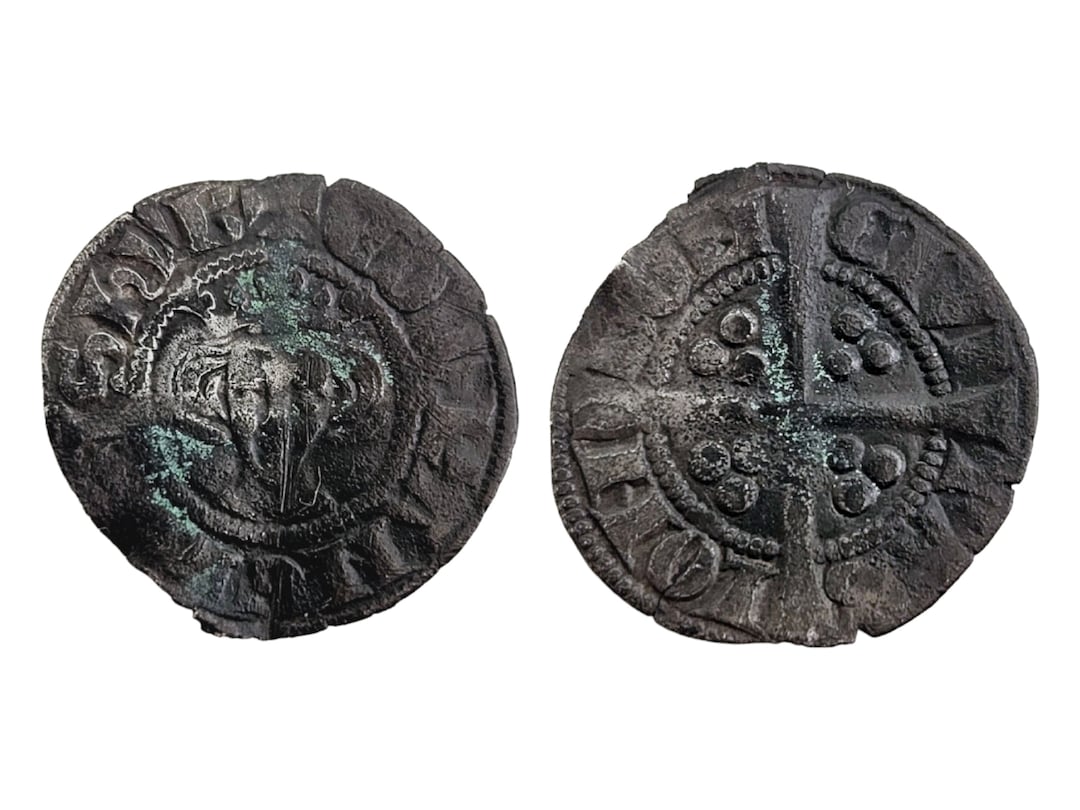 King Edward I Medieval Silver Hammered Penny Coin Circa 1279-1307 AD ...