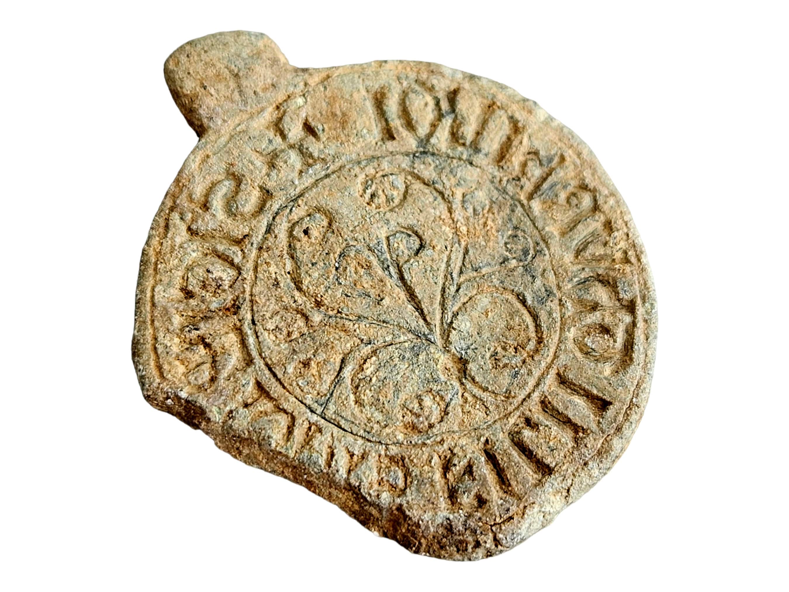 Lead Medieval Personal Seal Matrix Circa 1200-1300 AD, Metal Detecting ...