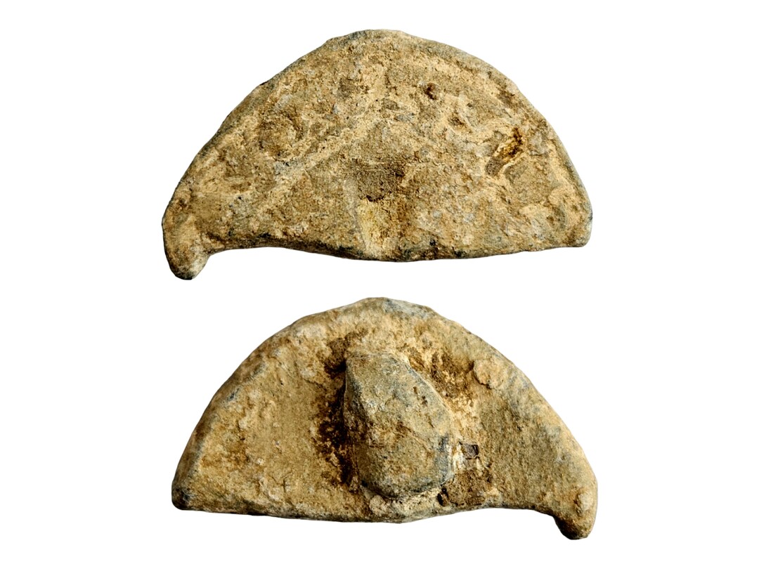 Lead Medieval Seal Matrix Fragment Circa 1200-1400 AD, Metal Detecting ...