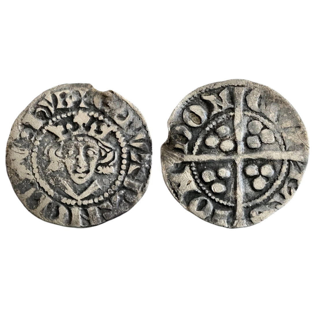 King Edward I Medieval Silver Hammered Penny Coin Circa 1279-1307 AD ...