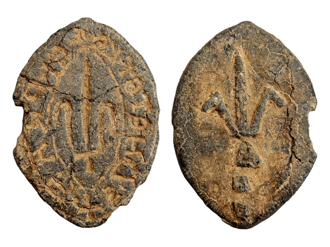 Lead Medieval Vessica Seal Matrix Circa 13th Century AD, Metal ...