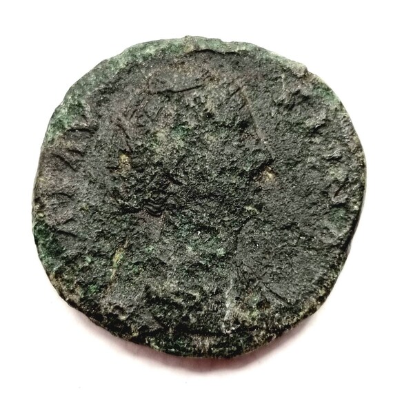 Large Roman Bronze Sestertius Coin of Faustina I Circa 2nd | Etsy