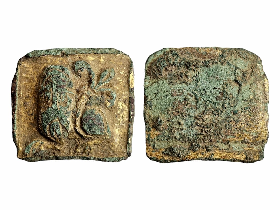 Bronze-gilt Medieval Zoomorphic Mount With Beast Motif Circa 13th ...