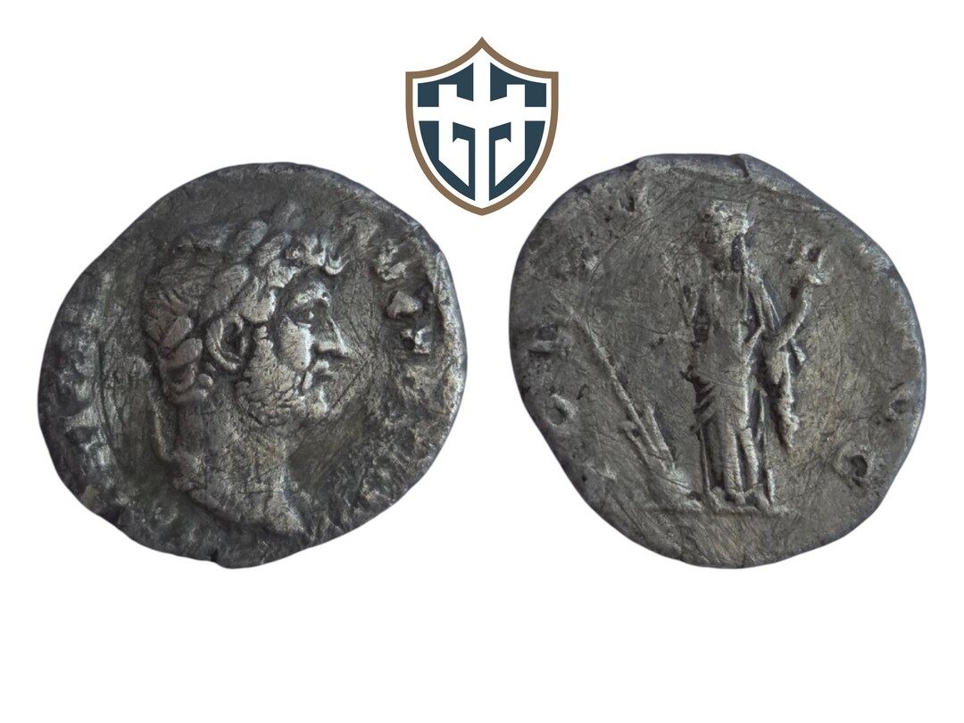 Hadrian Ar Silver Roman Denarius Coin Circa 117-138 AD, Fortuna Reverse ...