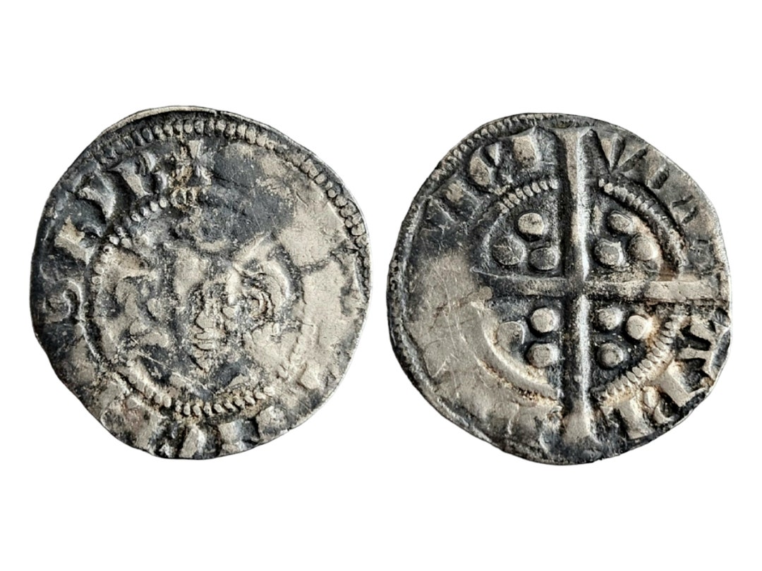 King Edward I Medieval Silver Hammered Penny Coin Circa 1279-1307 AD ...