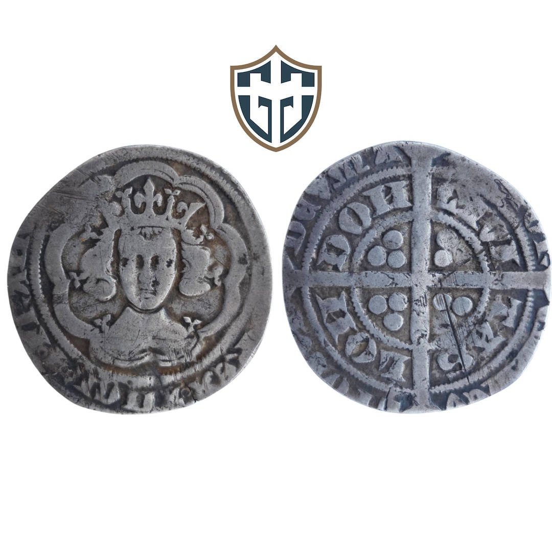 King Edward III Medieval Silver Hammered Groat Coin Circa 1327-1377 AD ...