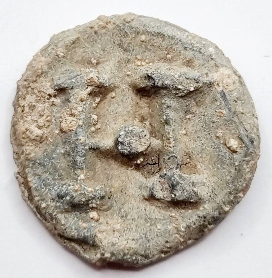 Post Medieval Lead Token Circa 16th-18th Century AD, Metal Detecting ...