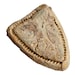 Large Lead Medieval Shield-shaped Trade Weight With Zoomorphic Lion ...