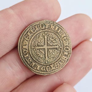 Copper Alloy Medieval-tudor French Tournai Jeton Circa 15th-16th ...