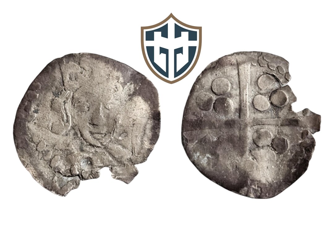 Unidentified Silver Medieval Hammered Penny Coin, Metal Detecting Find ...