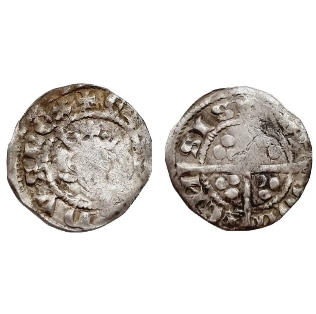 King Edward I Medieval Silver Hammered Farthing Circa 1279-1307 AD ...