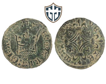 Copper Alloy Medieval-tudor French Tournai Jeton Circa 15th-16th ...