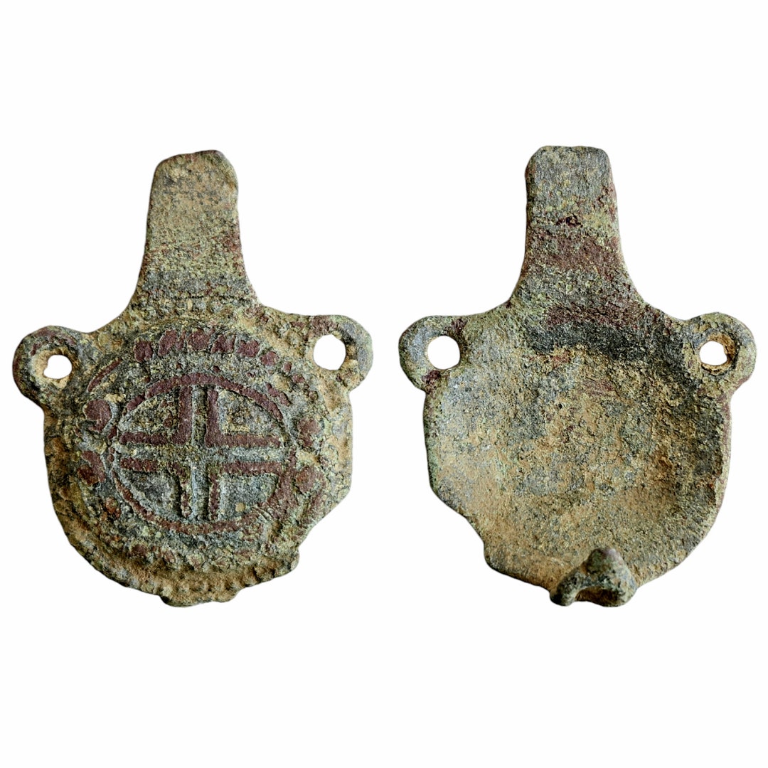 Copper Alloy Post Medieval Dress Fastener With Cross of St George Circa ...