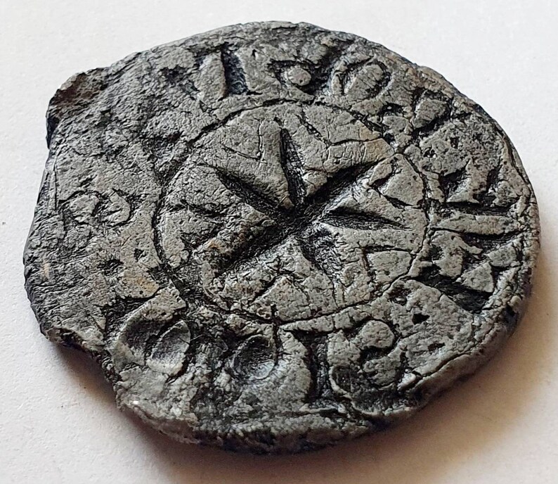 Medieval lead vessica seal mateix circa 12th-13th century AD metal ...