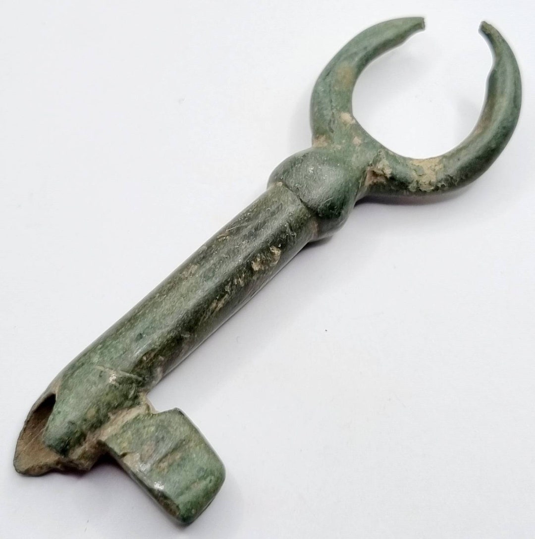 Large Medieval Bronze Rotary Key Circa 12th-15th Century AD, Metal ...