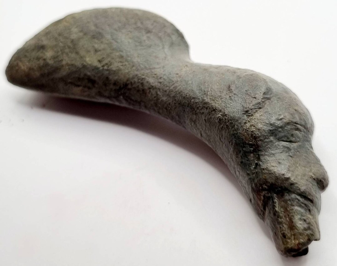 Bronze Medieval Zoomorphic Dogs Head Ewer Spout Circa 15th Century AD ...