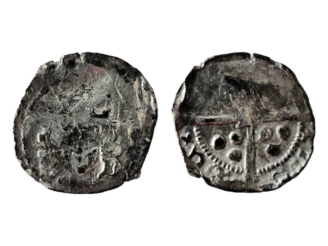 King Edward IV Medieval Silver Hammered Penny Coin Circa 1465-1470 AD ...