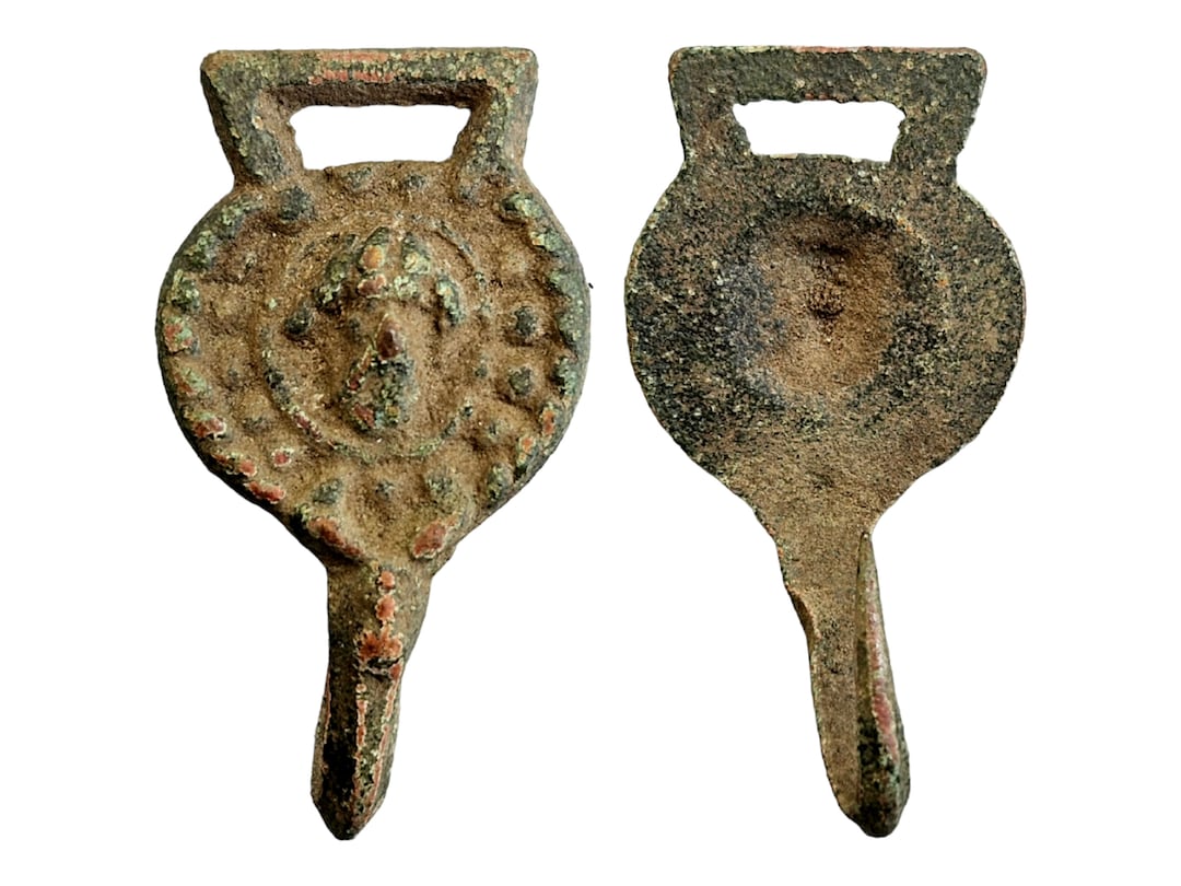 Copper Alloy Tudor Clothing Hook Fastener With John the Baptist Motif ...