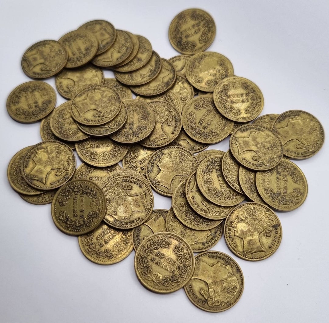 Queen Victoria Victorian Brass Toy Money Circa 19th Century - Etsy