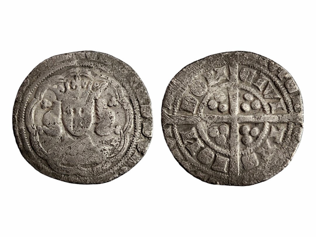 King Edward III Medieval Silver Hammered Groat Coin Circa 1327-1377 AD ...